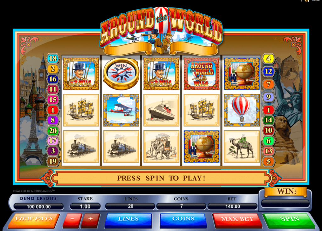 Ash Gaming’s Around the World Video Slot - Brook Field Gambling